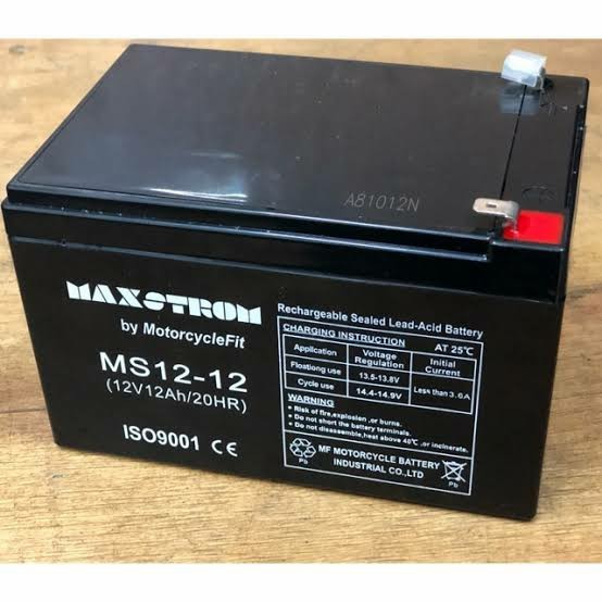 Jual Aki Kering 12V 12Ah Accu 12Volt 12Ampere | Shopee Indonesia