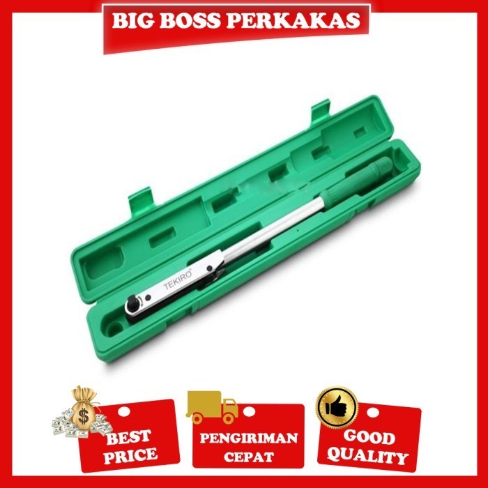 Jual TEKIRO kunci torsi profesional 1/2" torque wrench 12-68 N.m ( T600) | Shopee Indonesia