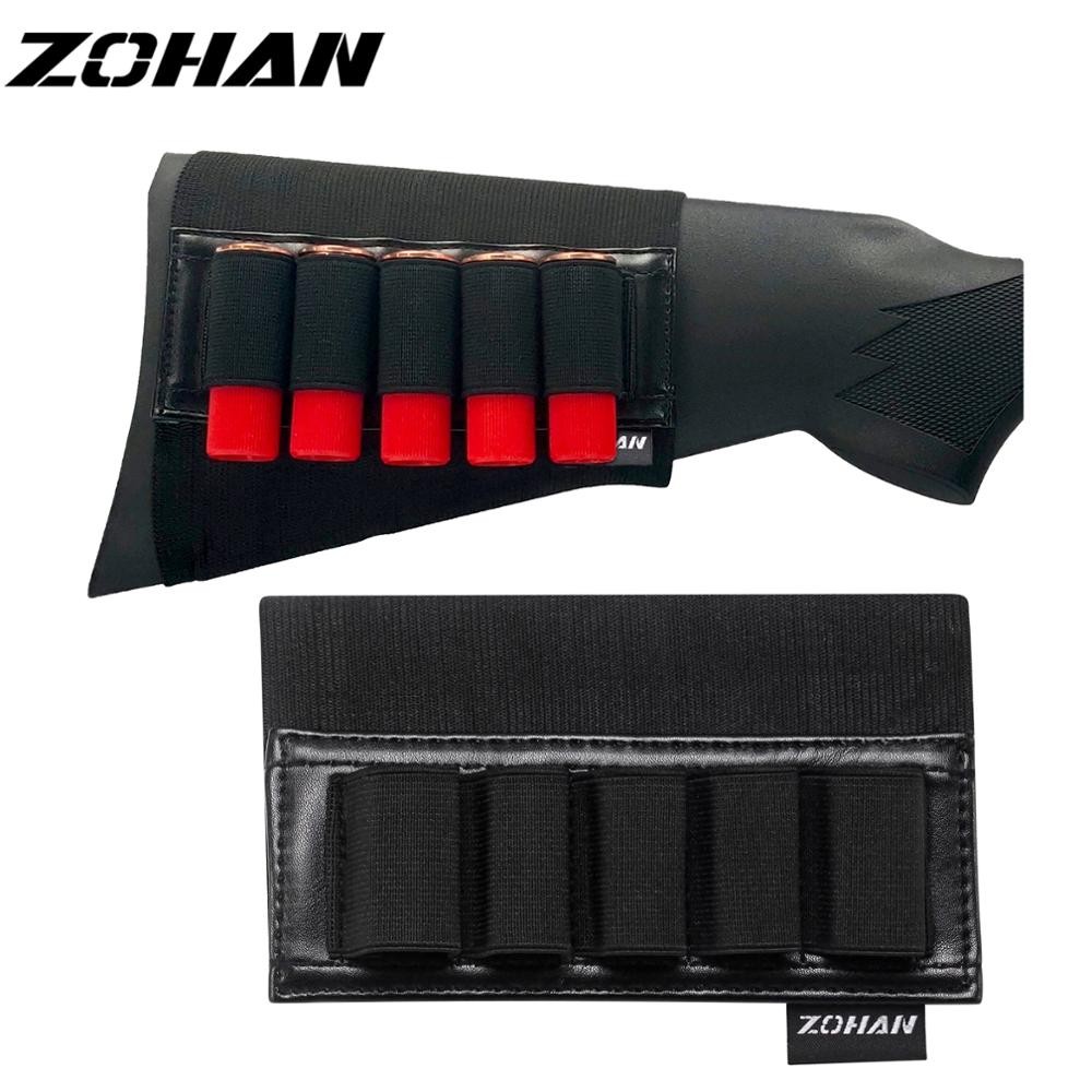 Jual ZOHAN 5 Rounds Shotgun Shell Holder On Stock Cartridge Holder ...