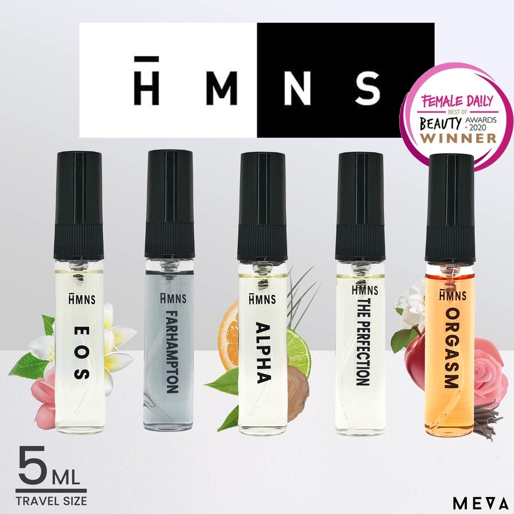 Jual HMNS DECANT PARFUME - 5ML TRAVEL SIZE PARFUM (ORGASM, EOS, ALPHA ...