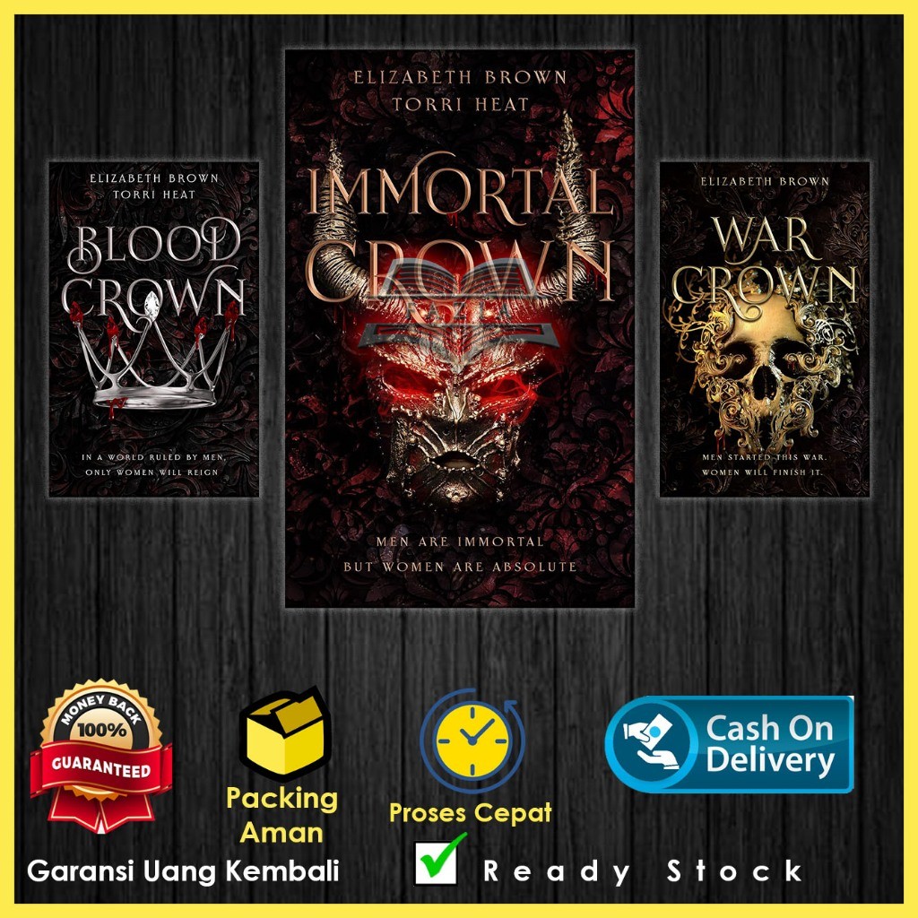 Jual Blood Crown | War Crown | Immortal Crown by Elizabeth Brown ...