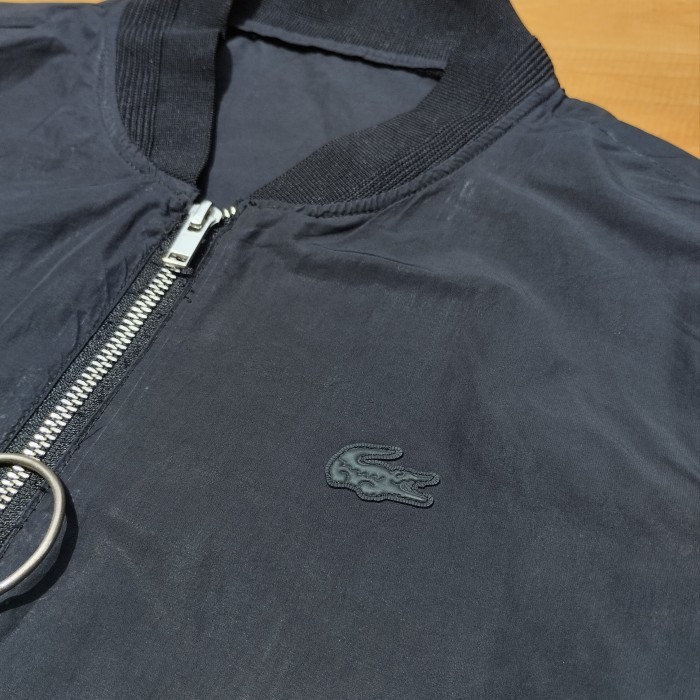 Jual Lacoste reversible jacket casual black | Shopee Indonesia