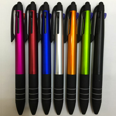 Jual Pulpen 3 Warna Pulpen 3 in 1 Three Color Ballpoint Pen 𝓜𝓣𝓢 592 ...
