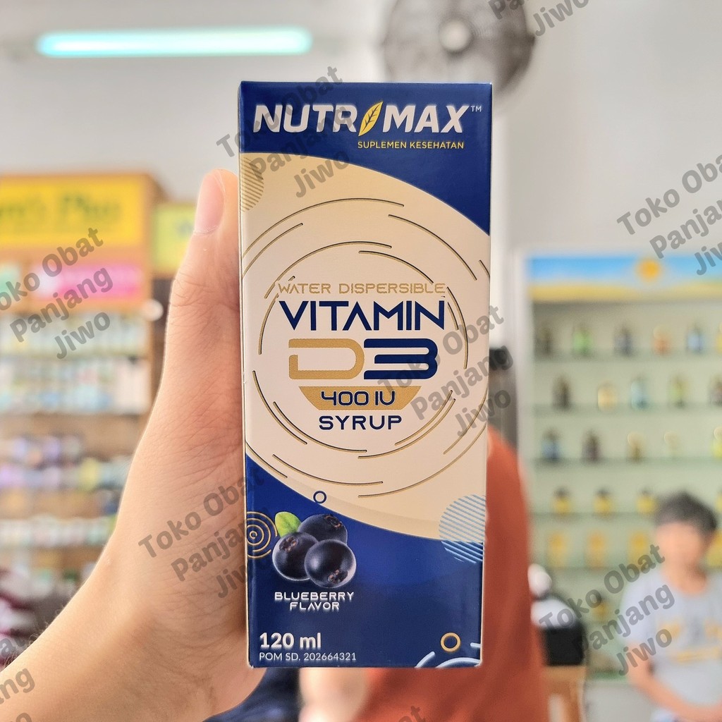 Jual Nutrimax Vitamin D3 400 IU Sirup Blueberry 120 Ml | Shopee Indonesia
