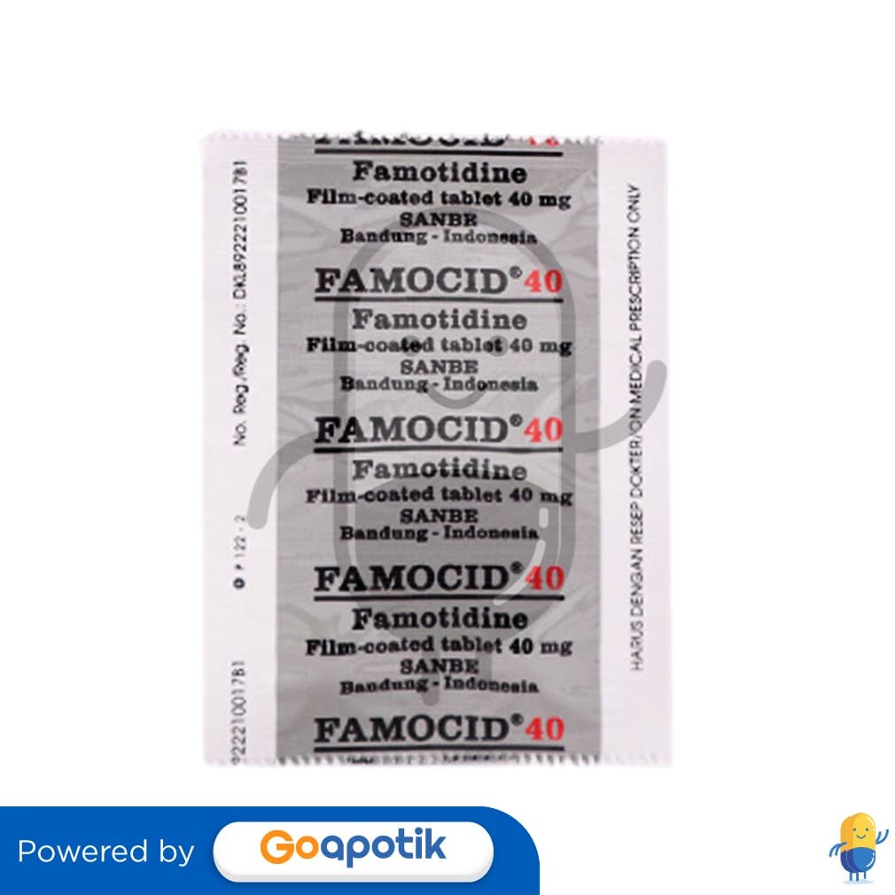 Jual Famocid 40 Mg Strip 6 Tablet | Shopee Indonesia
