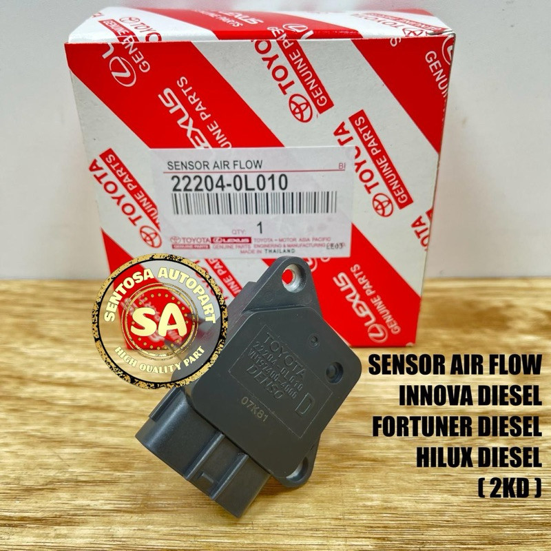 Jual SENSOR AIR FLOW MAF MAP TIPE D HILUX FORTUNER INNOVA DIESEL MESIN ...