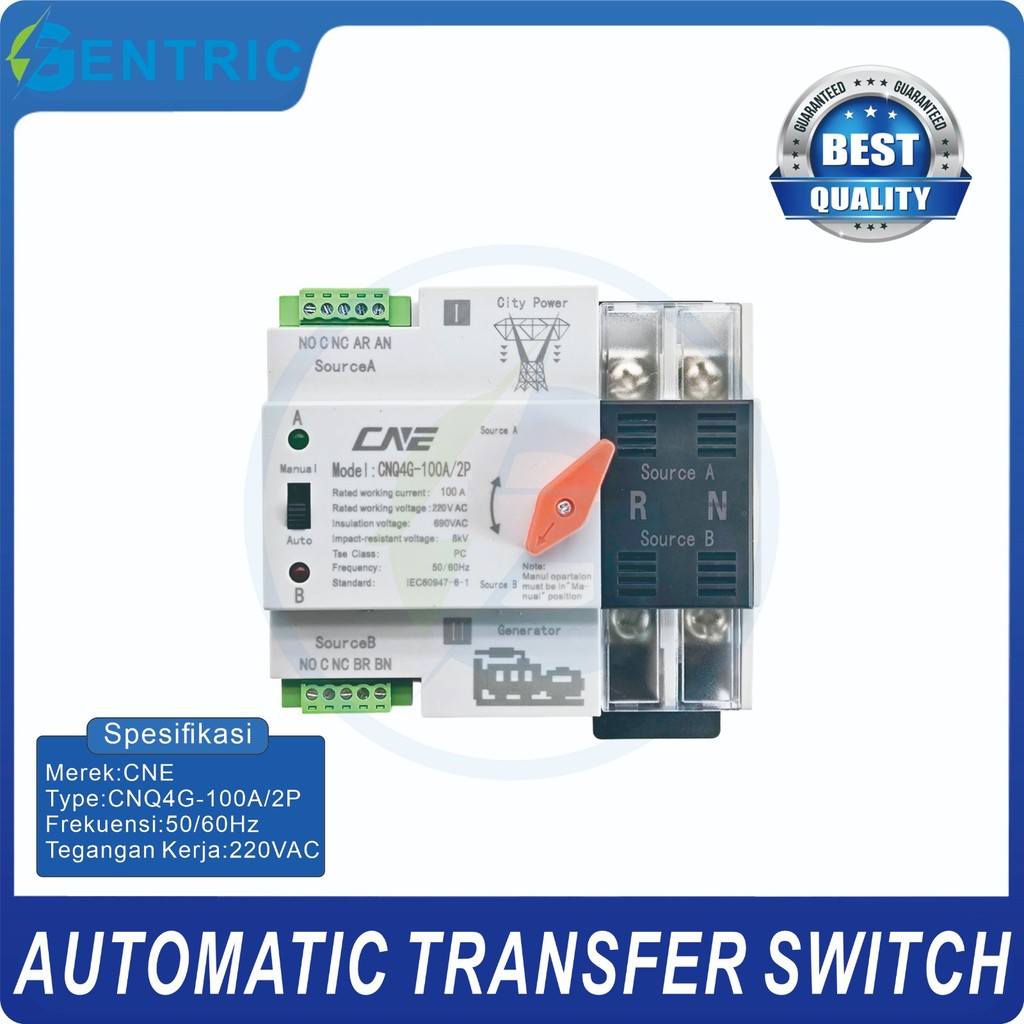 Jual Auto Transfer Switch ATS 2P 100A BEST QUALITY | Shopee Indonesia