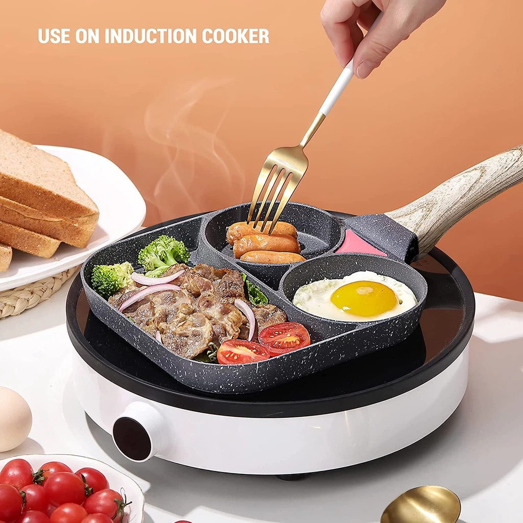 Jual Teflon Egg Pan 3in1 ANTI LENGKET Panci Grill Steak Daging Telur ...