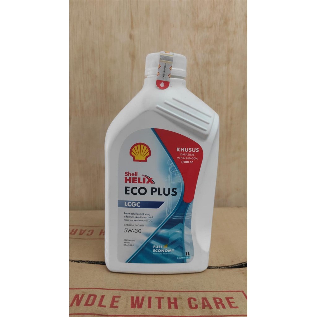 Jual Oli Mesin Shell Helix ECO Plus LCGC 5W-30 1 Liter 1L Scan | Shopee ...