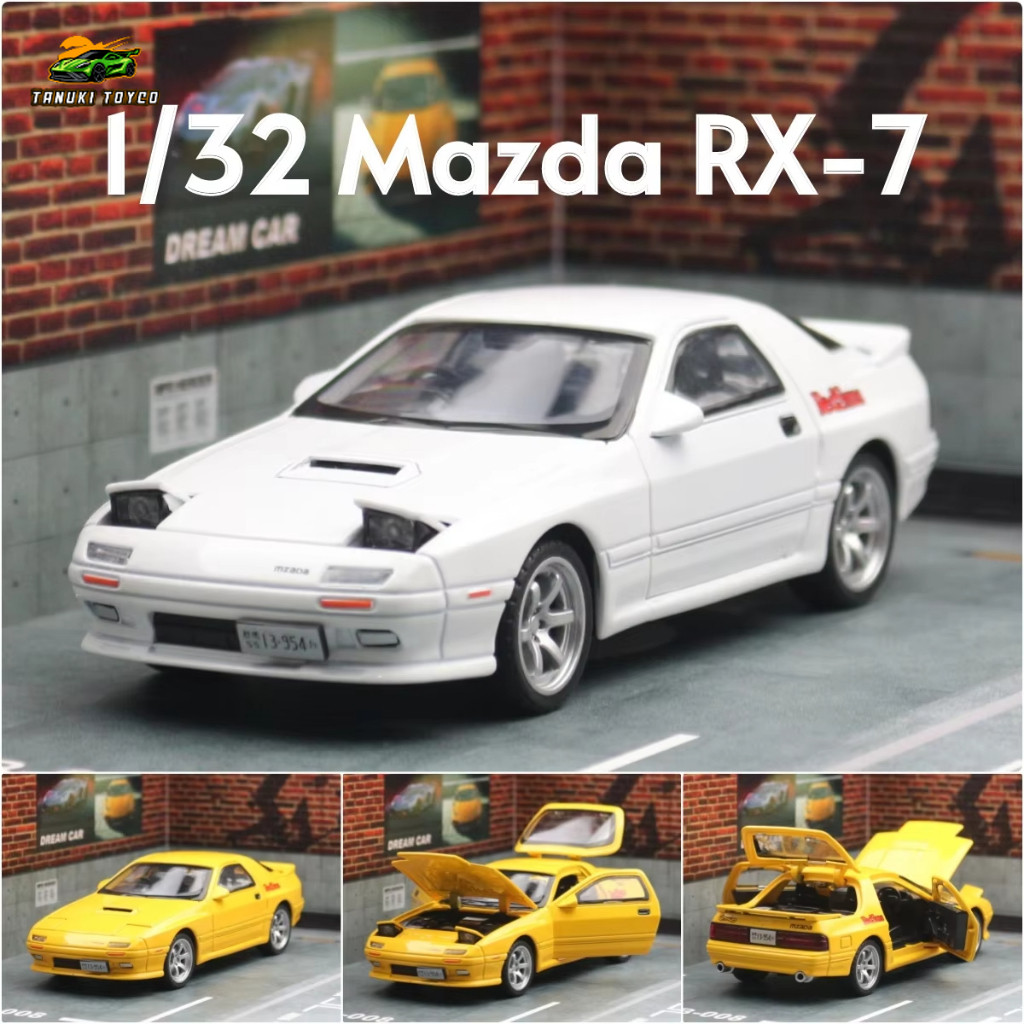 Jual Mazda RX7 Savana Initial D Classic Diecast Skala 1:32 Miniatur ...