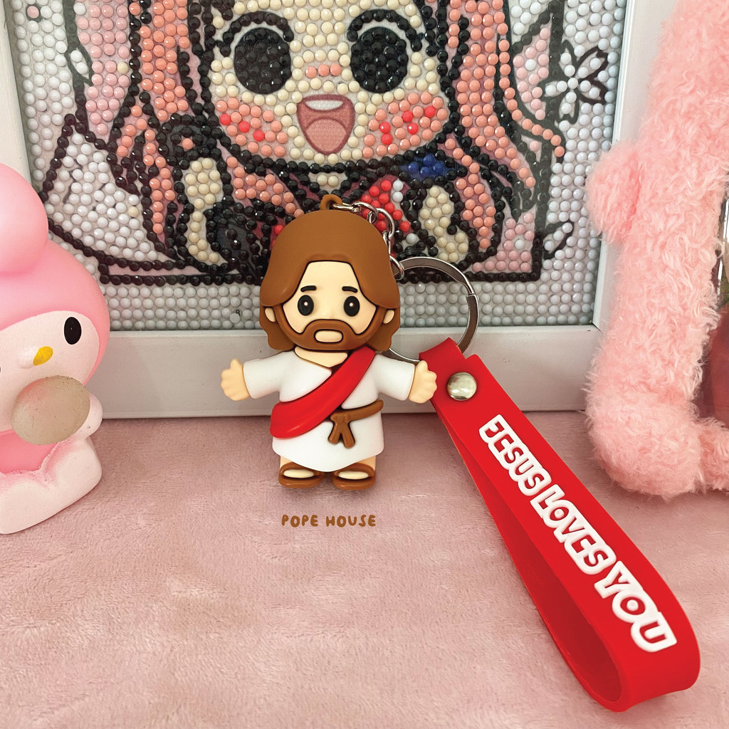 Jual Gantungan Kunci Jesus | Yesus Kristus Kristen Katolik Catholic ...