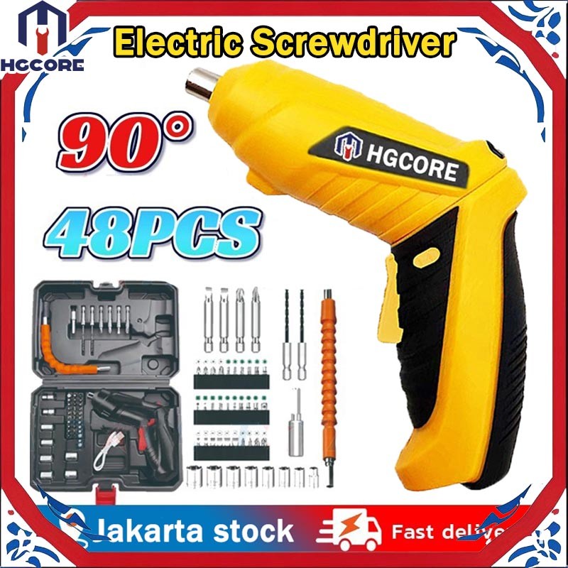 Jual HGCORE Obeng Elektrik Set Komplit Obeng Listrik Screwdriver ...