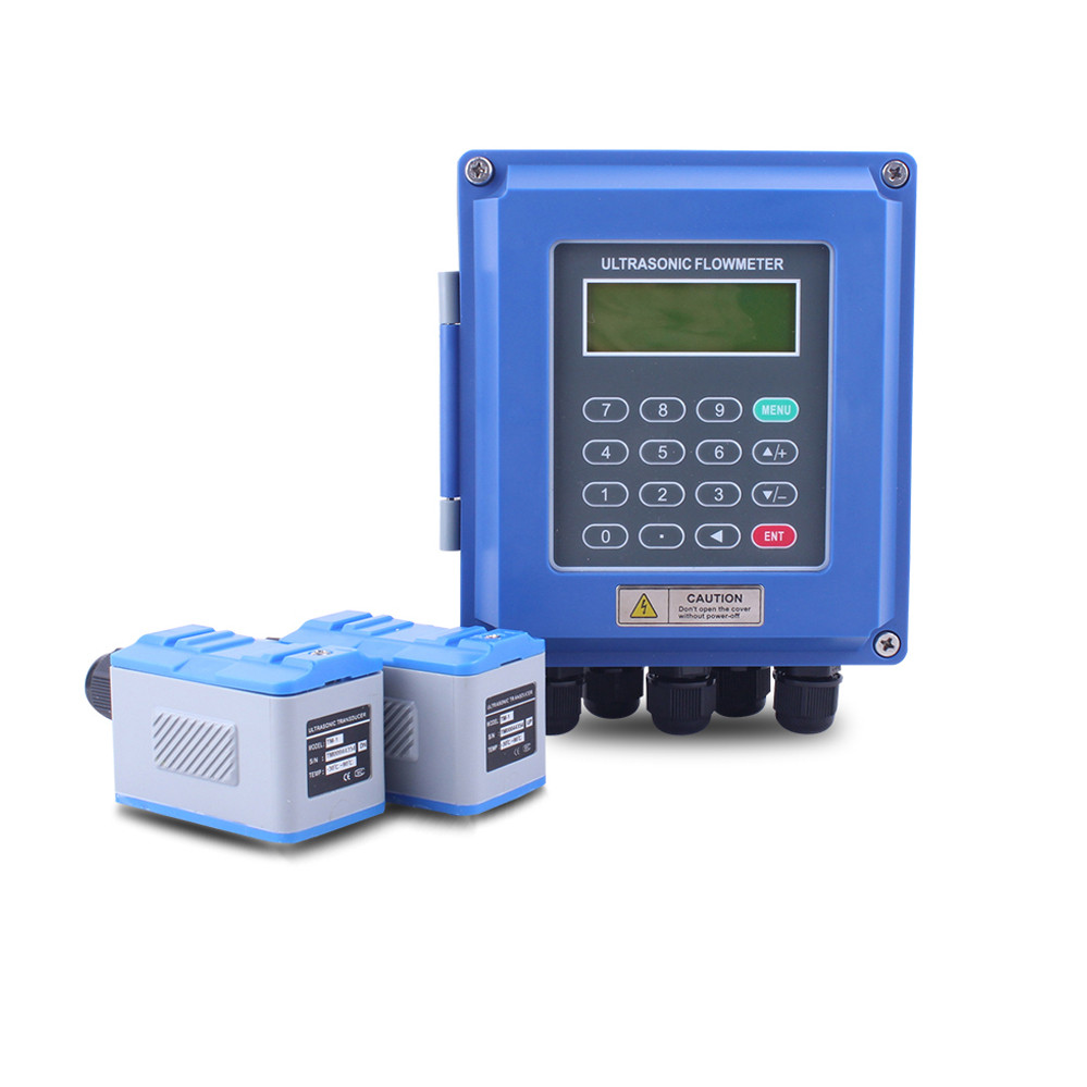 Jual Ultrasonic Flow Meter Digital Flowmeter 220VAC/24VDC Power Supply ...