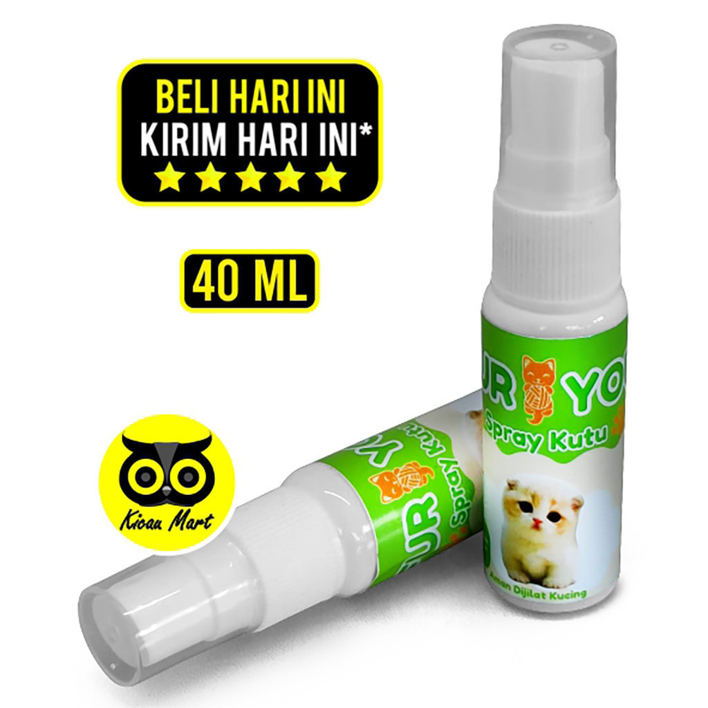 Jual KICAU MART Obat Kutu Kucing Fur You Spray Kutu Obat Semprot Anti ...