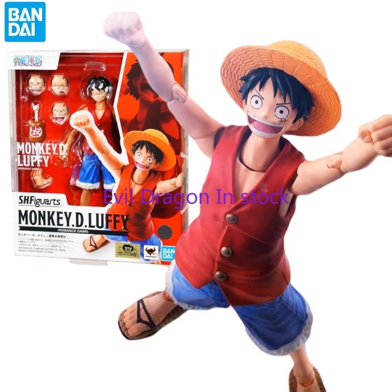 Jual Hot 100% Original Bandai Sh Figuarts Shf One Piece Monkey D Luffy ...