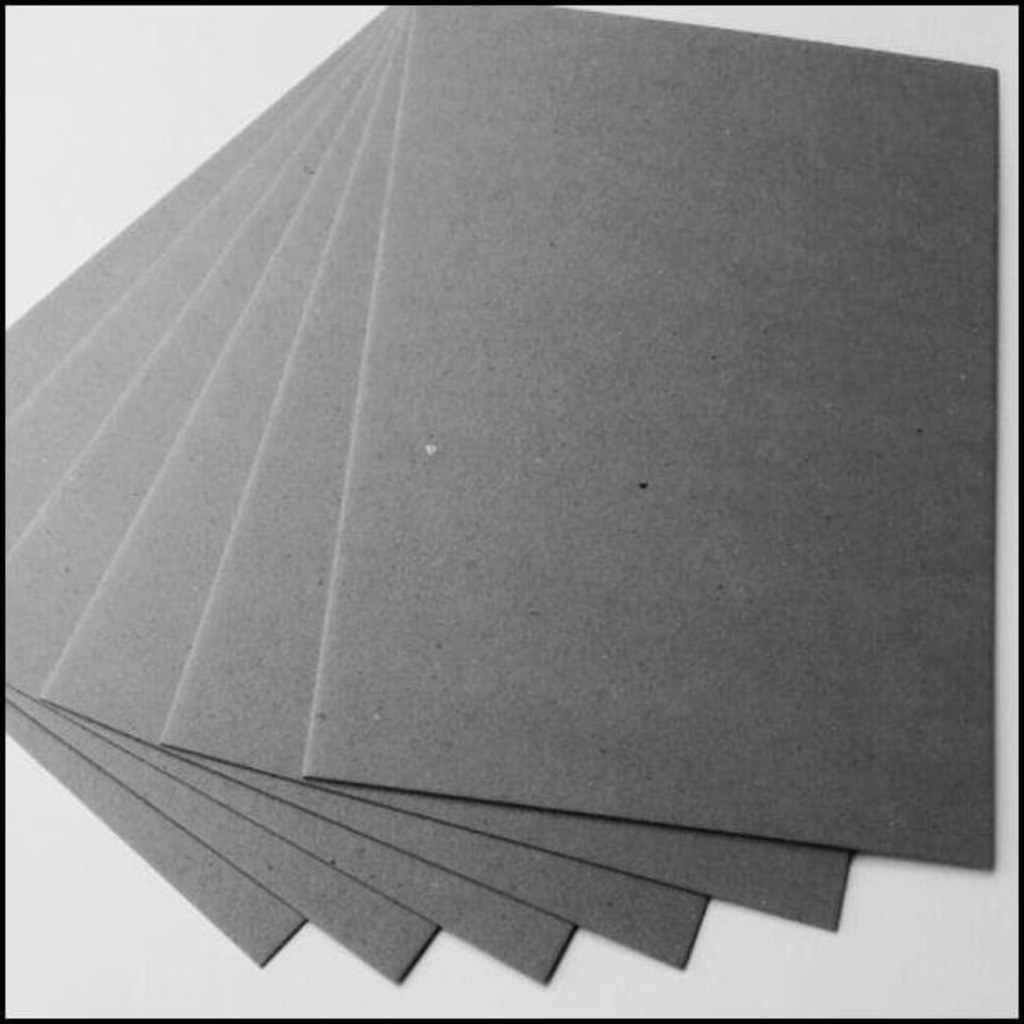 Jual KERTAS DUPLEX KARTON BOARD ABU 2MM K30 76x65CM | Shopee Indonesia