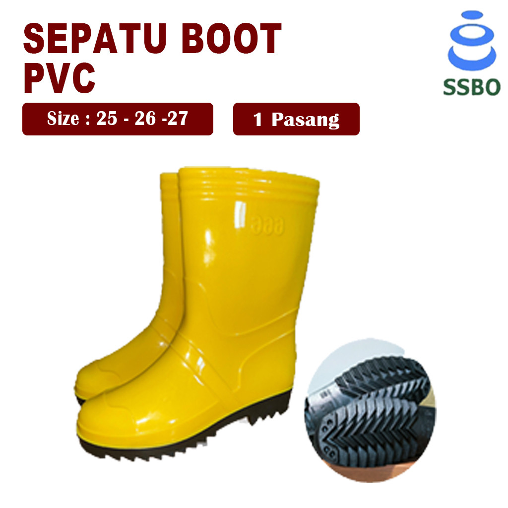 Jual SSBO Sepatu Boot Pria Wanita Karet Jeep 3 Warna Sepatu Berkebun ...