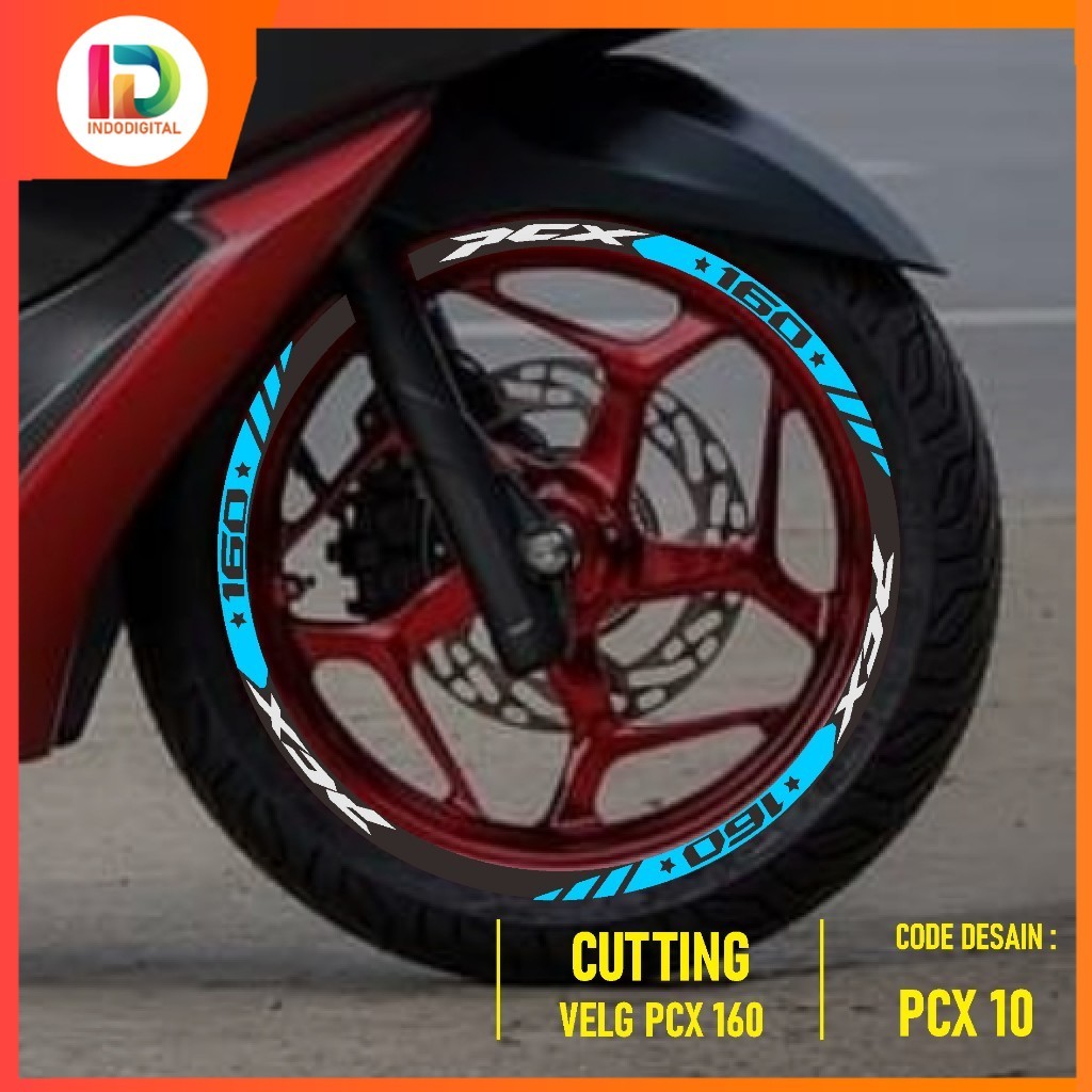 Jual Stiker Velg PCX 160 cc - ID 10 Motor Honda Cutting Sticker List ...