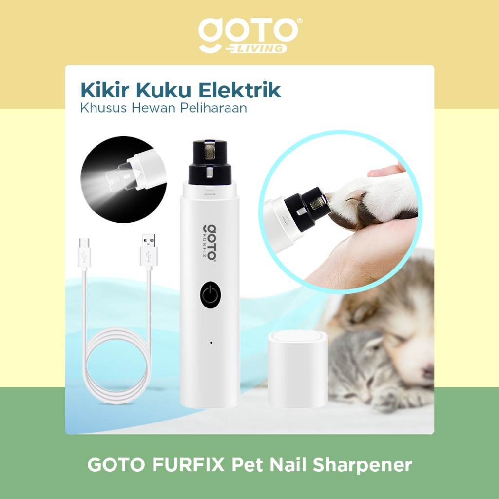 Jual Goto Furfix Gunting Kuku Hewan Anjing Kucing Nail Clipper Elektrik ...