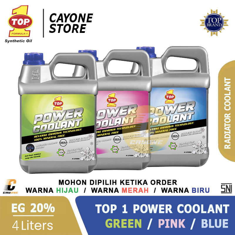 Jual TOP 1 TOP1 Radiator Power Coolant 20% Anti Rust & Corrosion - Air ...