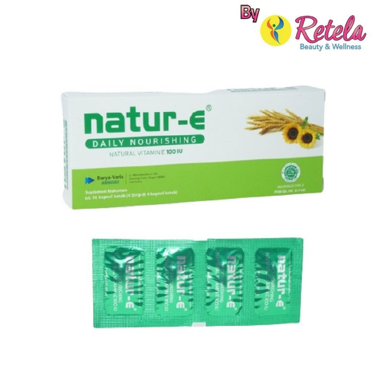 Jual NATUR E 1 BOX ISI 16 SOFT CAPSUL | Shopee Indonesia