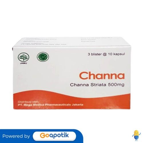 Jual Channa 500 Mg Box 30 Kapsul | Shopee Indonesia