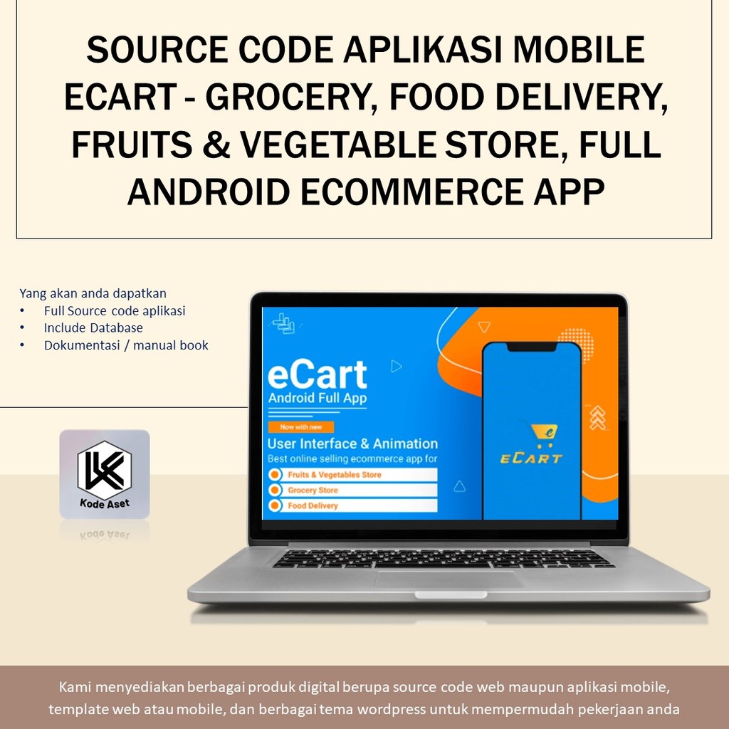 Jual SOURCE CODE APLIKASI MOBILE ECART - GROCERY, FOOD DELIVERY, FRUITS ... Jual SOURCE CODE APLIKASI MOBILE ECART - GROCERY, FOOD DELIVERY, FRUITS ...