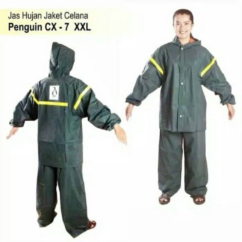 Jual Jas Hujan PENGUIN CX7 LGX 777 Stelan XXL CX 7 Tebal CX-7 Jaket ...