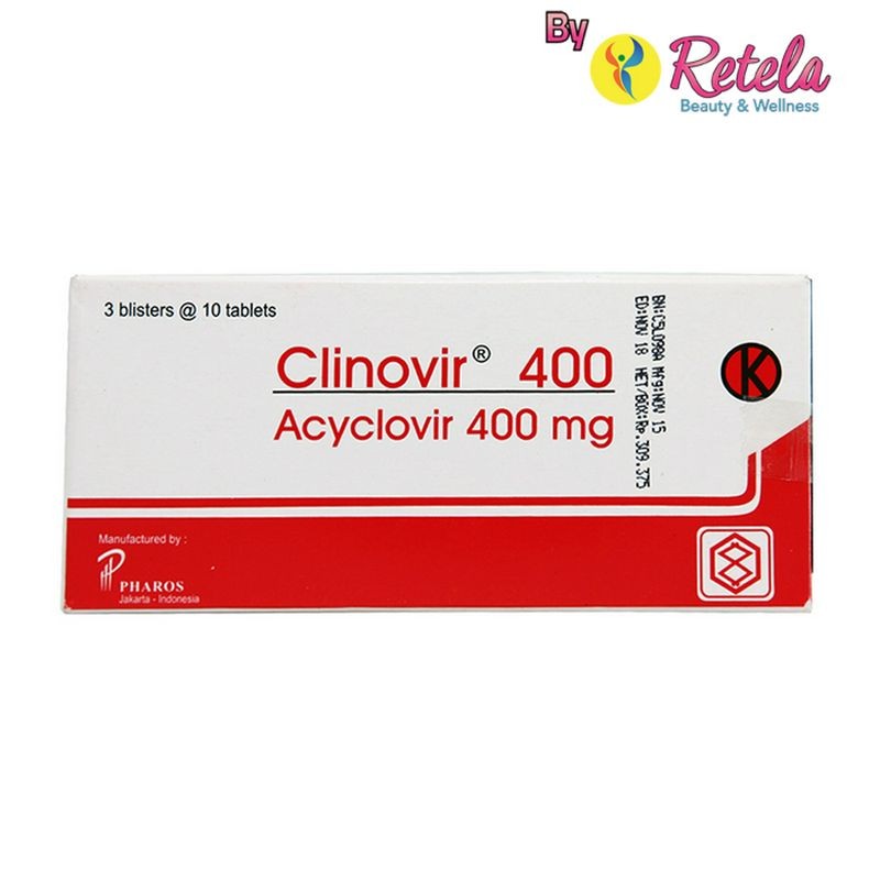 Jual CLINOVIR 400MG STRIP ISI 10 TABLET | Shopee Indonesia