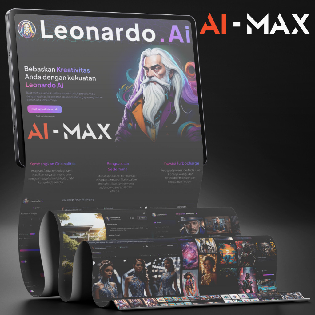 Jual LEONARDO AI - Apprentice Plan | AI-MAX. PRIVATE 100% Email Milik Pribadi | Shopee Indonesia