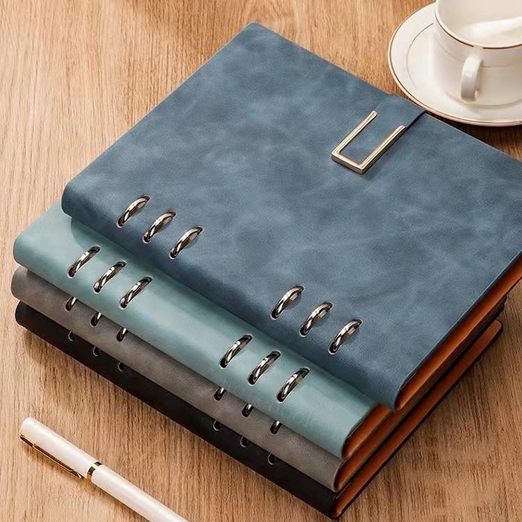 Jual Notebook A5 Buku Tulis Premium Buku Catatan Custom Binder 6 Lobang ...