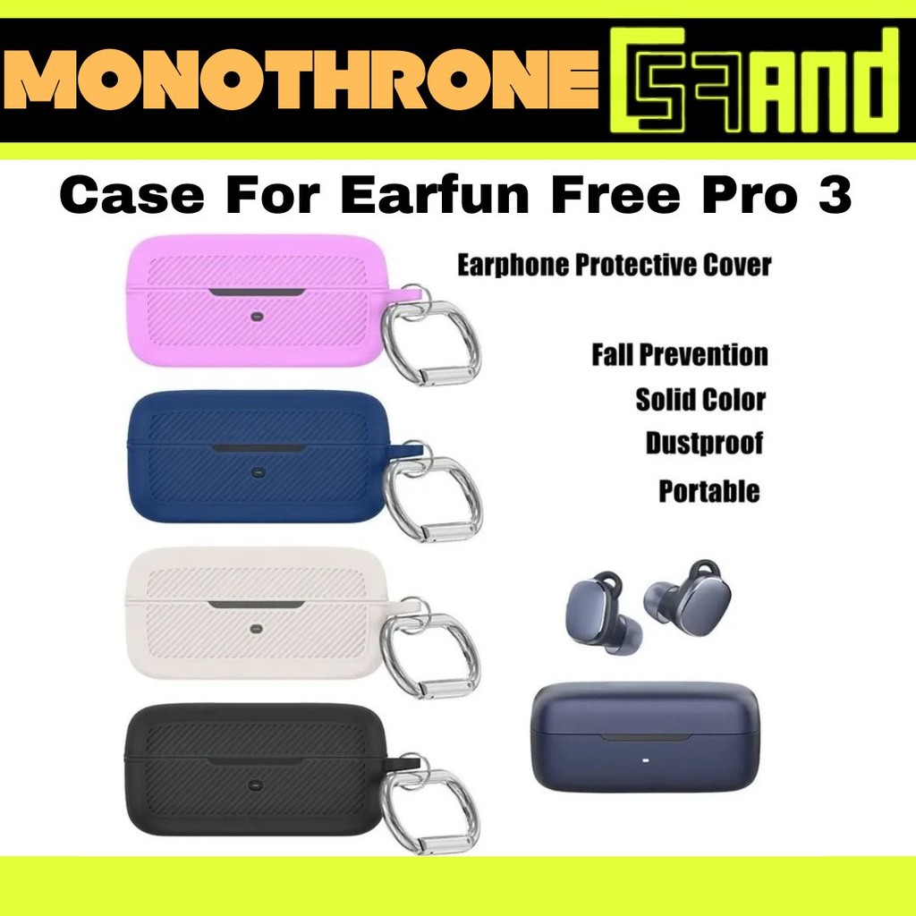 Jual Case Earfun Free Pro 3 TWS Casing Silicone Silicon Earfun Free ...
