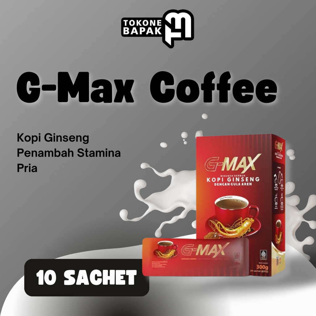 Jual G-MAX Kopi Ginseng Stamina Pria Dewasa Kuat dan Tahan Lama 1 Box 10 Sachet | Shopee Indonesia