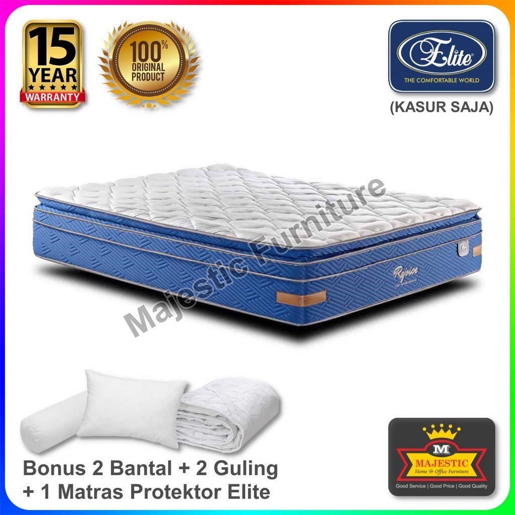 Jual Kasur Springbed Elite Rejoice - 90/100/120/160/180/200 - Tebal 33 ...