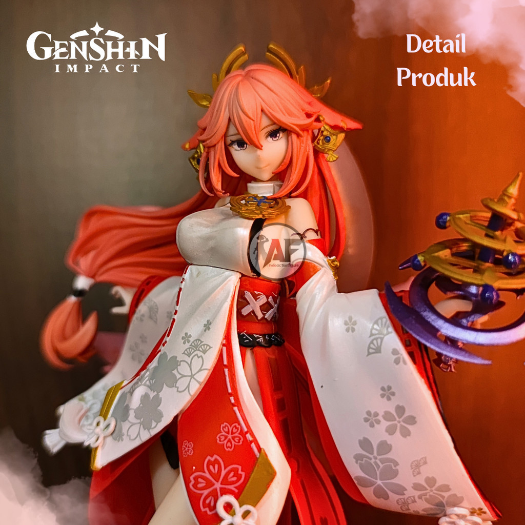 Jual Statue Genshin Impact Ayaka Kamisato , Ganyu , Keqing, Hutao , Yae ...
