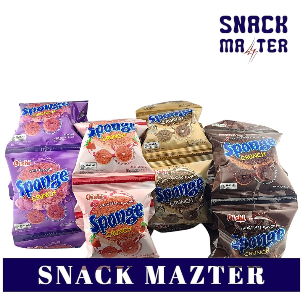 Jual Oishi Sponge Crunch Mini RENCENG - Netto 10 bks x 9 gr | Shopee ...
