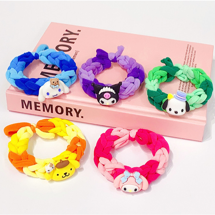 Jual Ikat Karet Rambut Kuncir Chibi Scrunchie Model Tambang Jepang ...