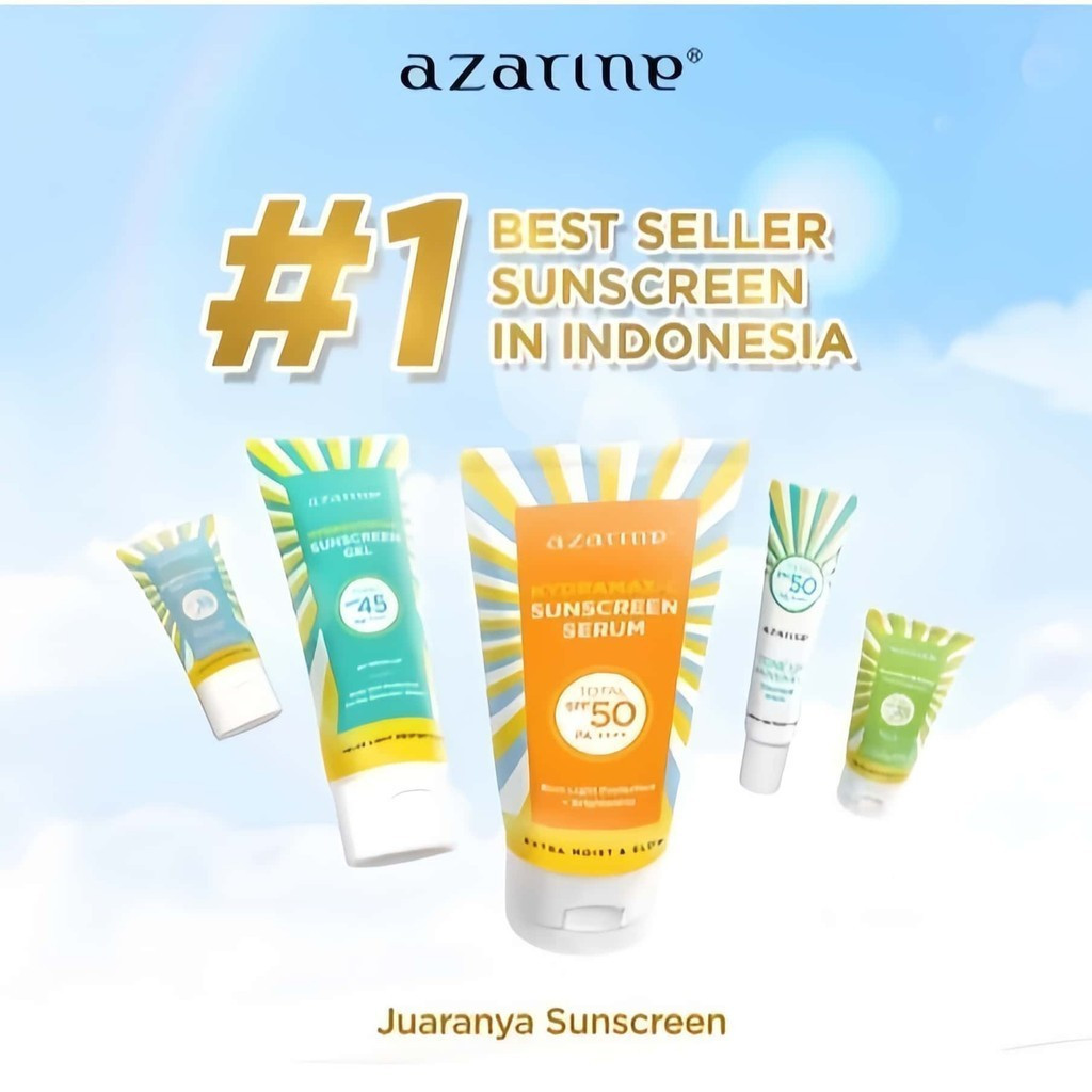Jual Azarine Hydramax-C Sunscreen Serum SPF50 PA++++ 40ml Suncreen ...