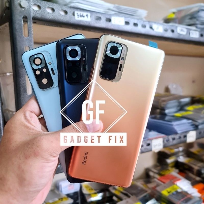 Jual casing housing backdoor + tulang bezel hp xiaomi redmi note 10 pro ...