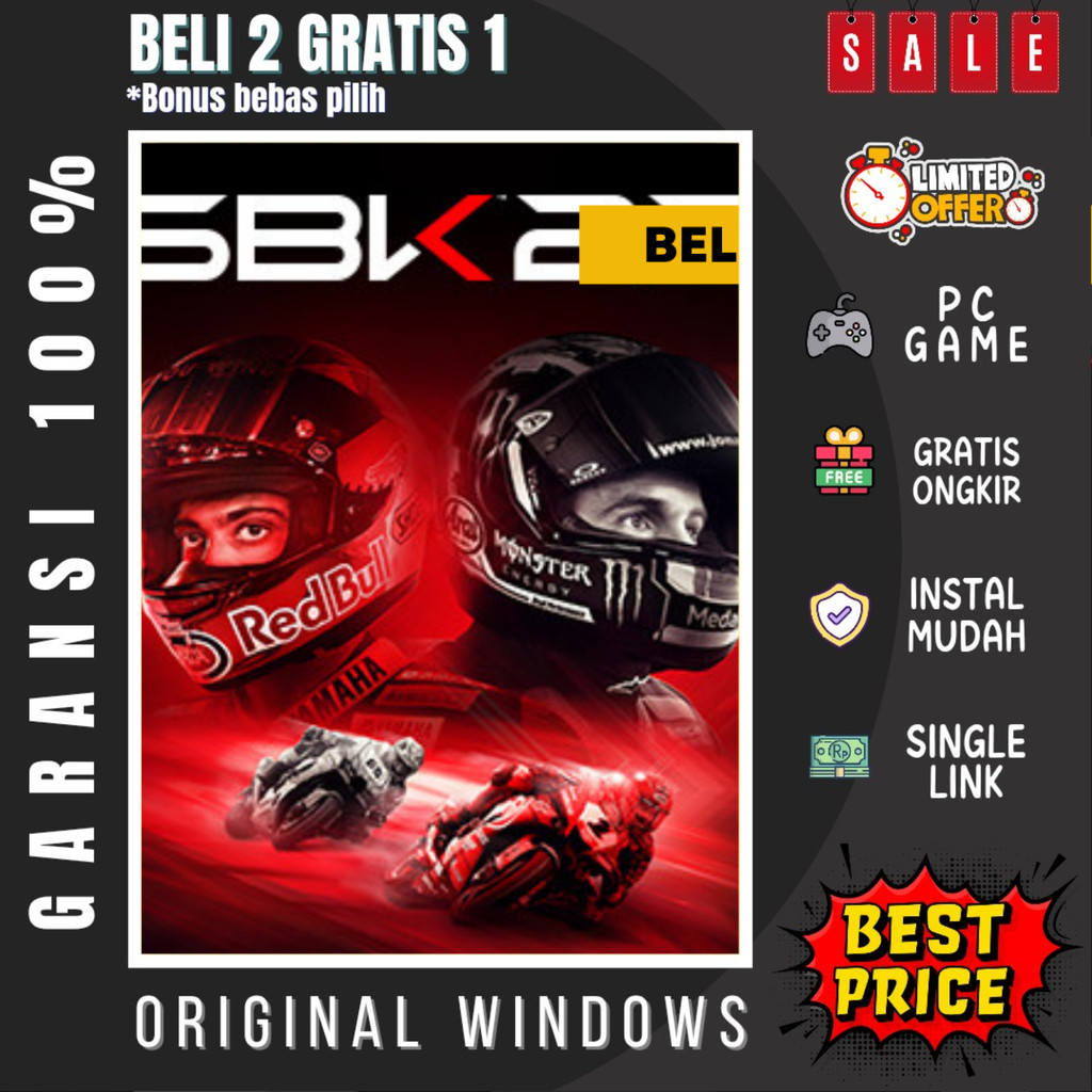 Jual SBK 22 - GAME PC - GAME LAPTOP - PC GAMES - BELI 2 GRATIS 1 - ORIGINAL WINDOWS - GARANSI ...