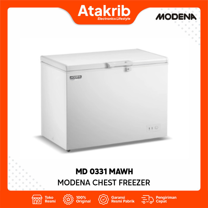 Jual MODENA CHEST FREEZER MD 0331 MAWH 330 Liter | Shopee Indonesia