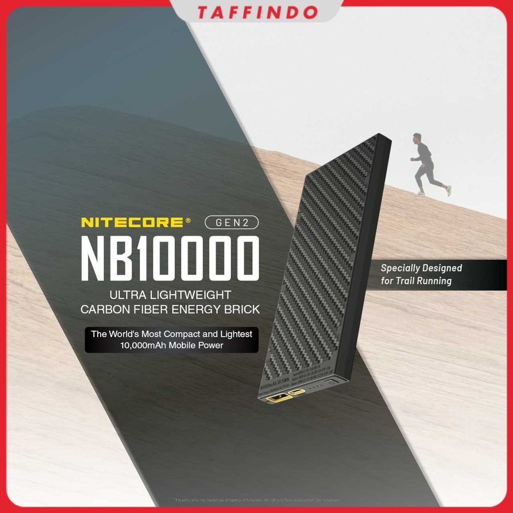 Jual NITECORE Power Bank Slim Fast Charging Carbon Fiber IPX5 10000mAh ...