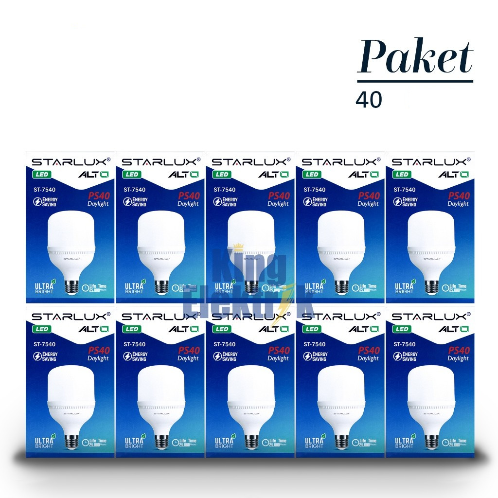 Jual Bola Lampu Led Starlux Alto 5 10 15 20 30 40 SNI Cahaya Putih Lampu Kapsul Capsule | Shopee ...