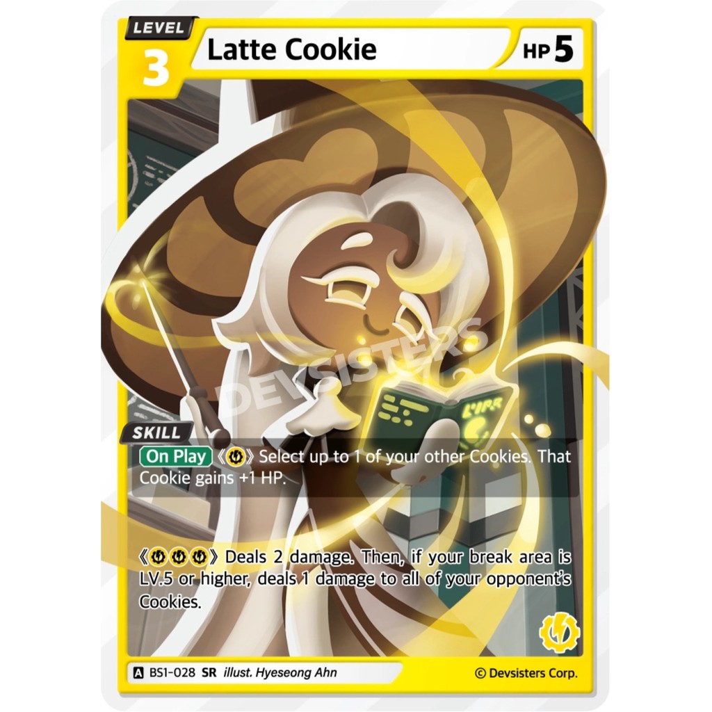 Jual CookieRun Braverse Latte Cookie BS1-028 SR | Shopee Indonesia