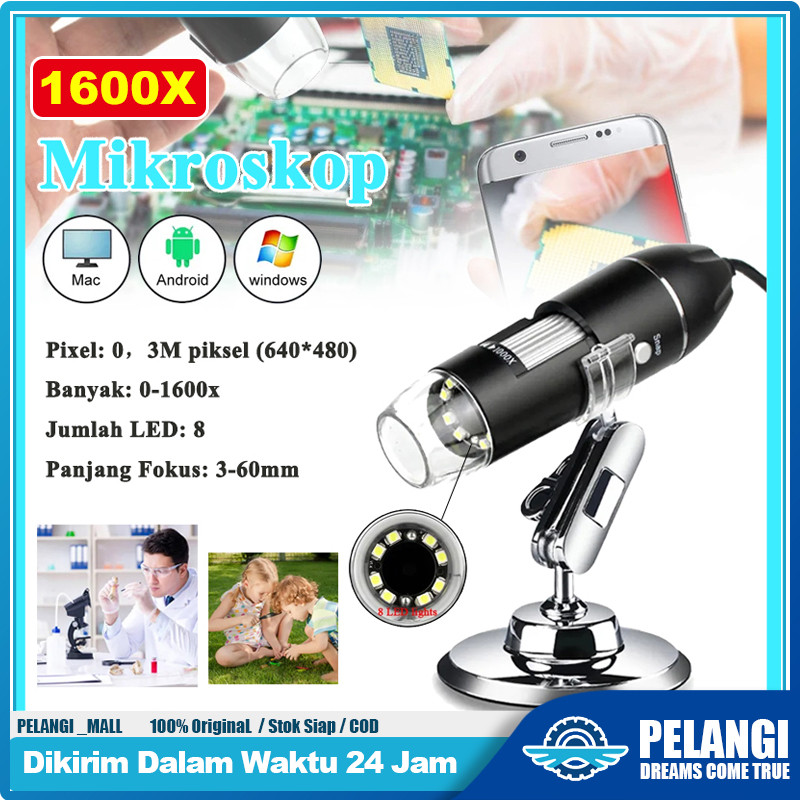 Jual Microscope USB Digital Zoom Magnifier Monokuler Kamera Pembesar ...