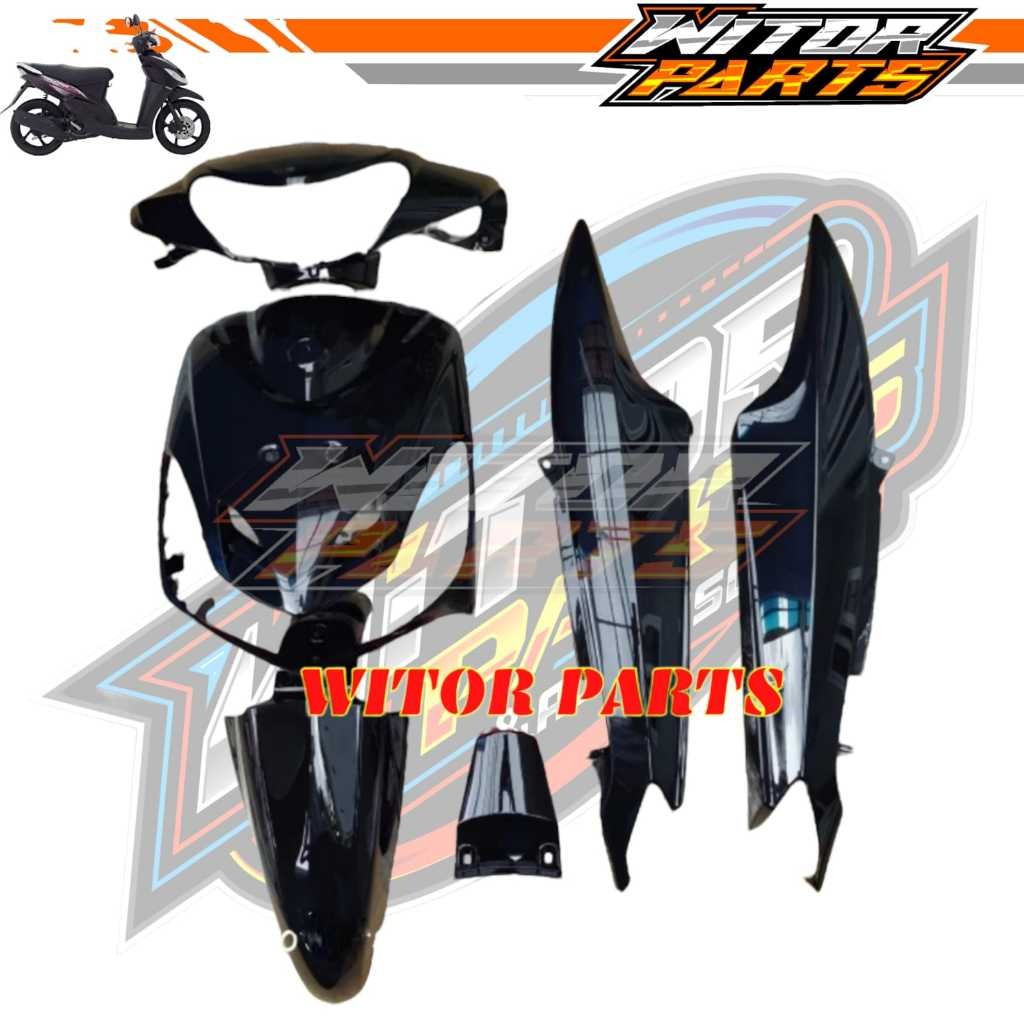 Jual ECERAN SATUAN - Full Bodi Body Motor Mio Smile Full Set Hitam ...
