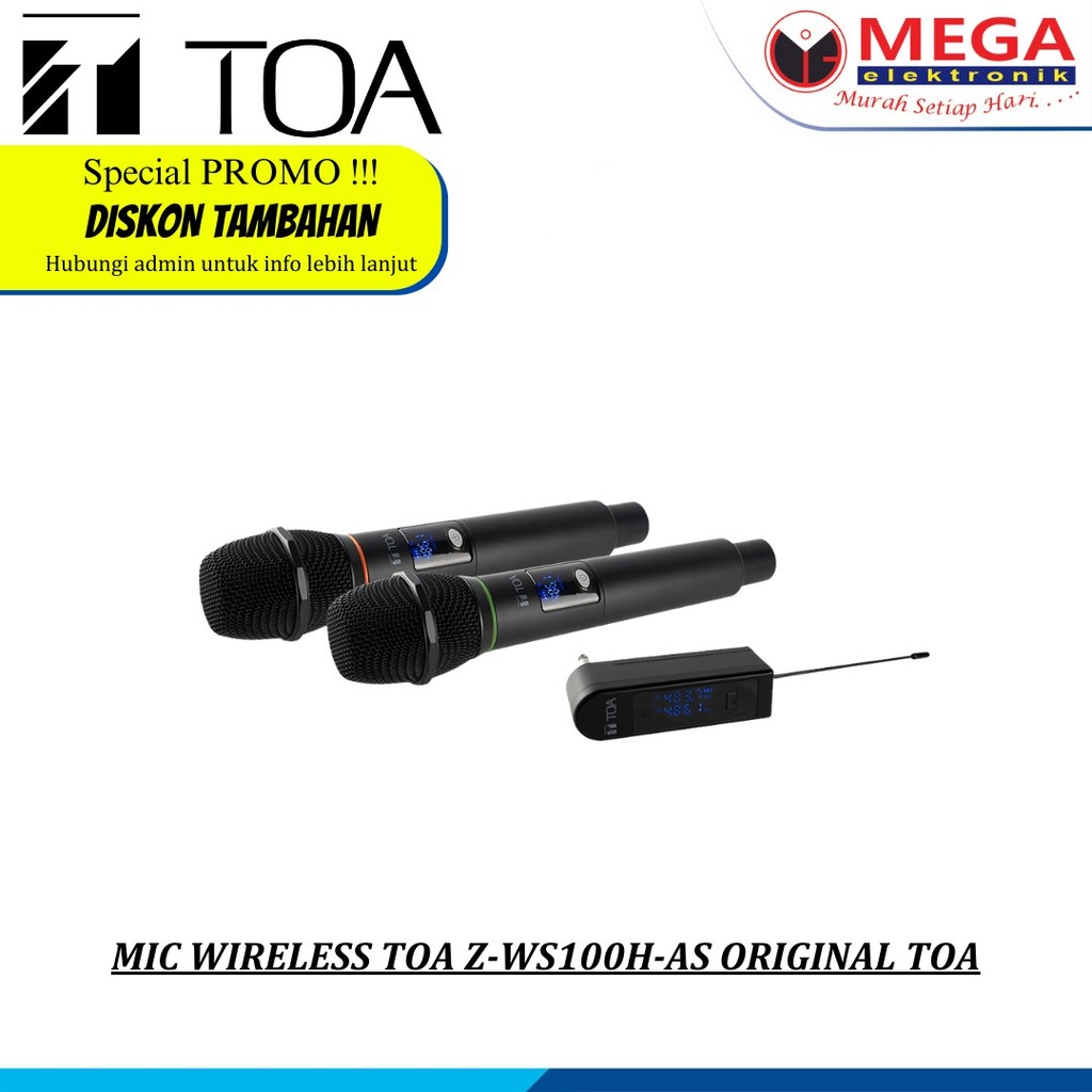 Jual MIC WIRELESS TOA Z-WS100H-AS ORIGINAL TOA | Shopee Indonesia