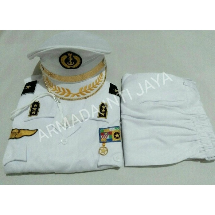 Jual Seragam Anak Jenderal TNI AL ukuran 7 l Baju Karnaval l Kostum Anak | Shopee Indonesia