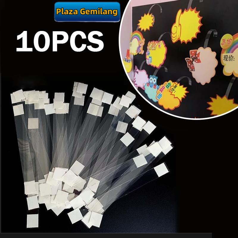 Jual isi 100 Label Harga Mika Price Tag Mika PVC Plastik Mika Display ...