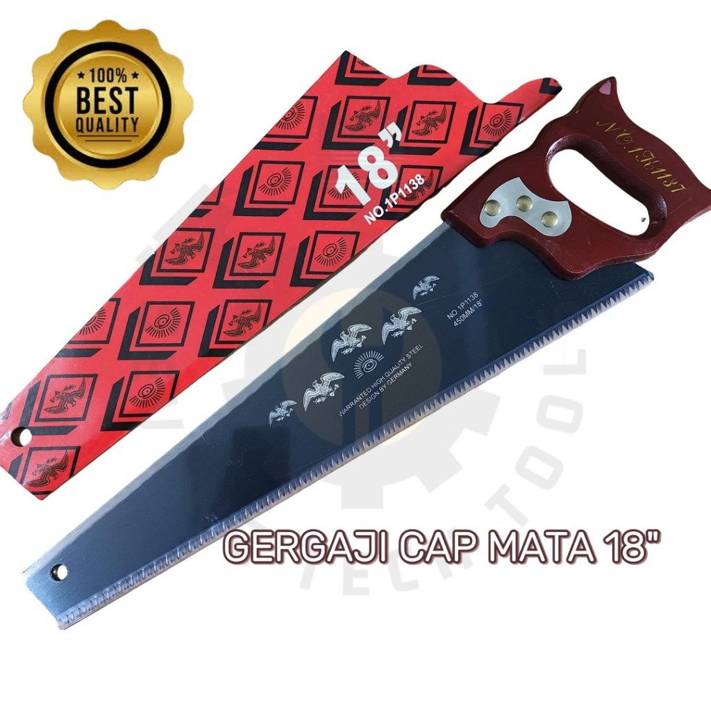 Jual Gergaji Kayu Cap Mata Original Germany 18" Inch Super Tajam / Hand ...